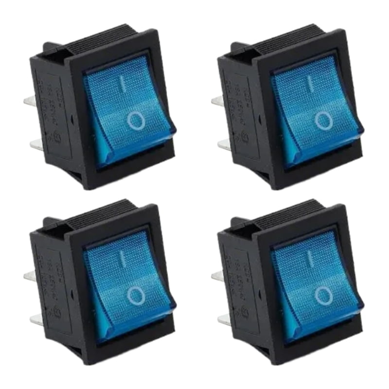 Pack Of 4 Rocker Switches With LED Indicators Light Accessory for Easy ...