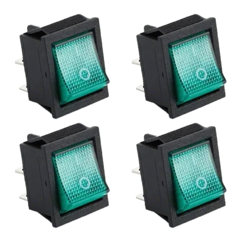 Pack Of 4 Rocker Switches With LED Indicators Light Accessory for Easy ...