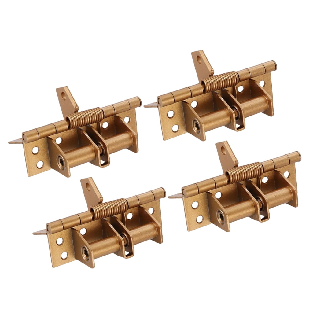Pack Of 4 Self Closing Door Hinges with 90 Degree Positioning Spring ...