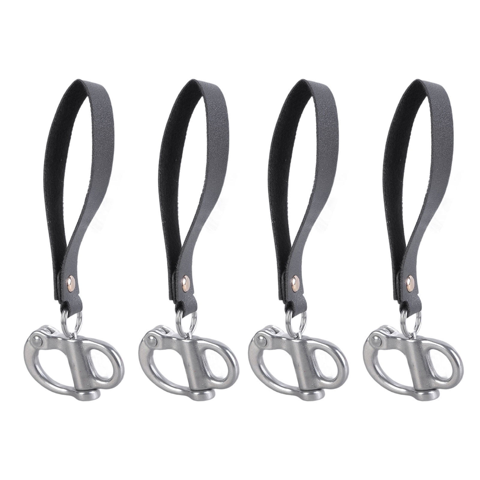 Pack Of 4 Steel Fast Release Shackles with Leather Handle Weatherproof ...