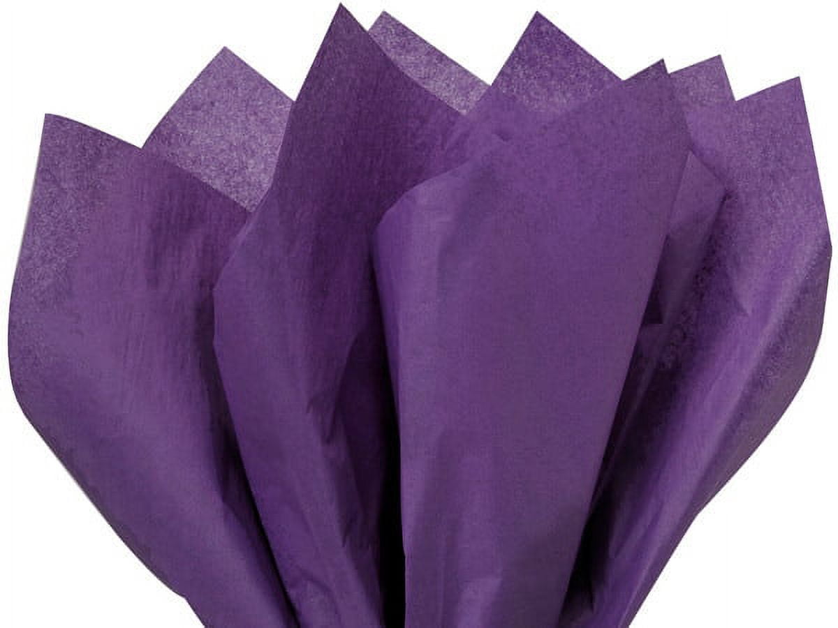 Pack Of 480, Solid Purple Tissue Paper 15 X 20" Sheet Half Ream Made ...