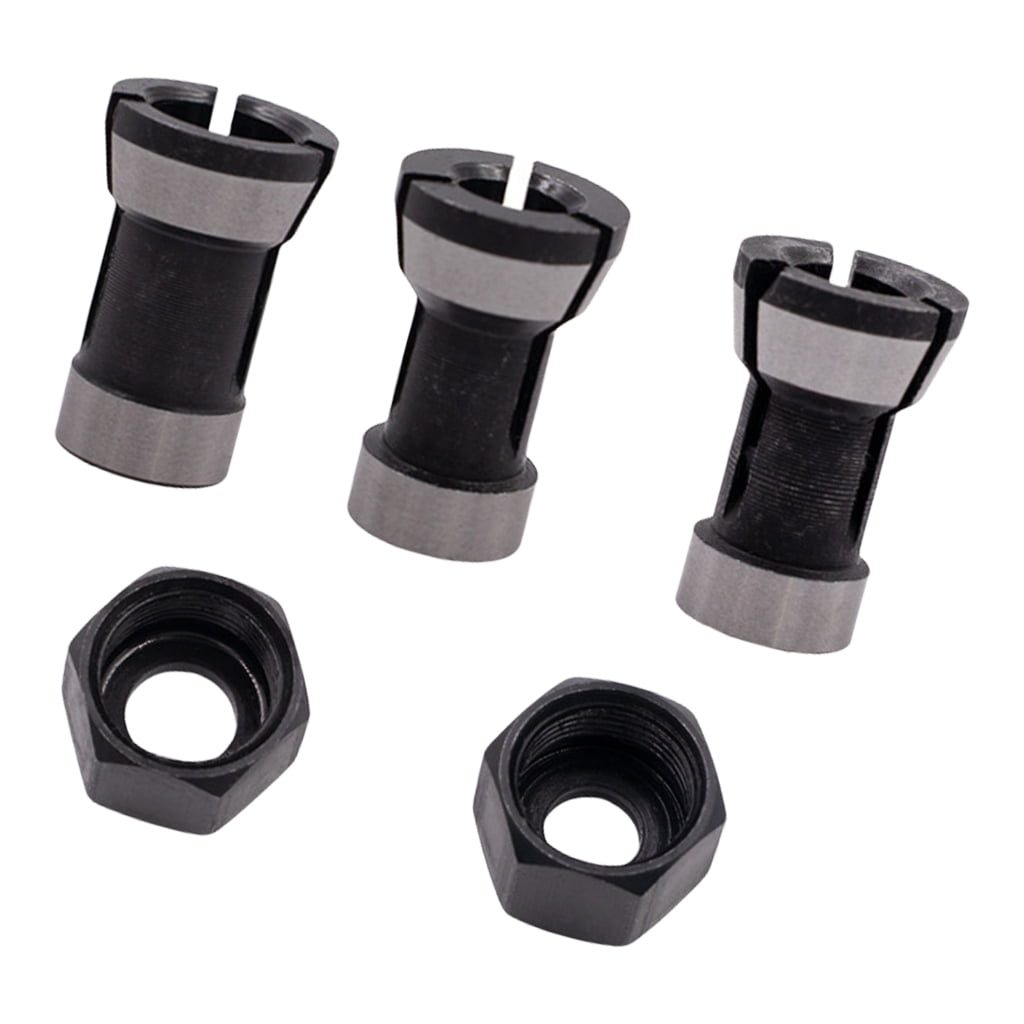 Pack Of 5 Router Collet Nut And Adapter For Accurate Clamping And ...