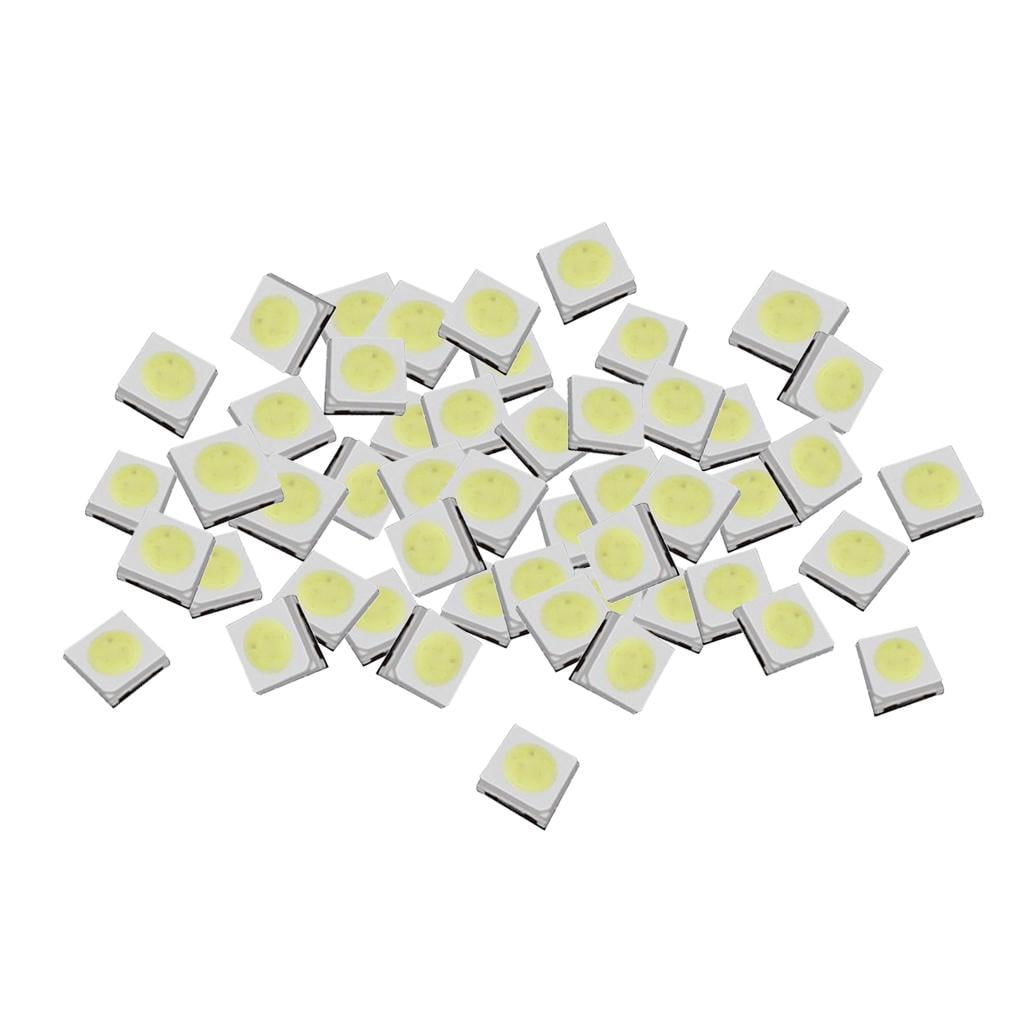Pack Of 50 LED Light Emitting Diodes Electronics Components, 2 W, White ...