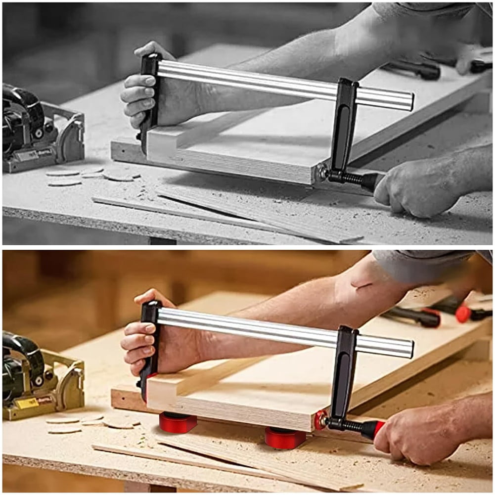 Pack Of 6 Aluminium Alloy Bench Hooks Bench Dog Clamp Woodworking Table ...