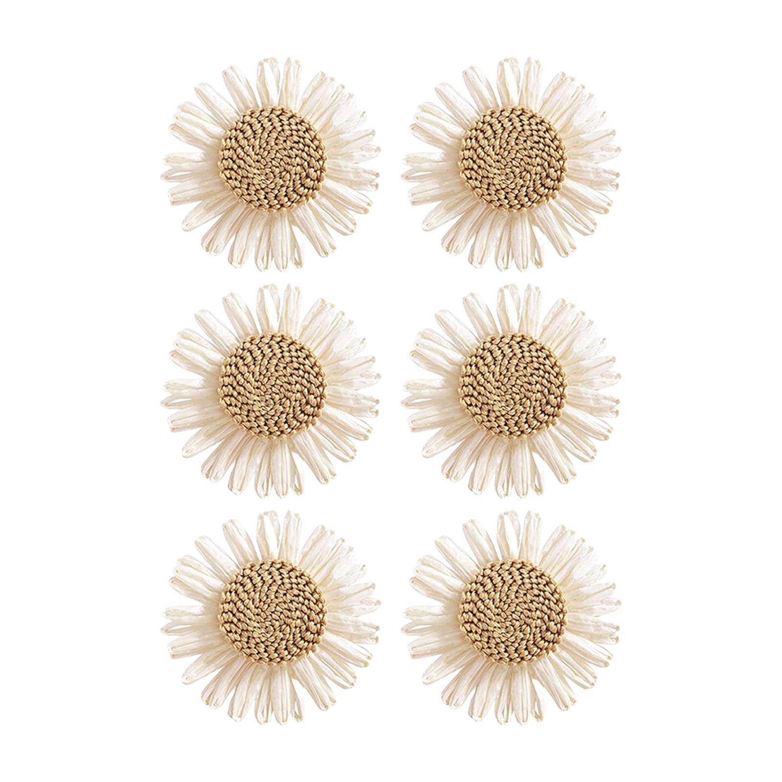 Pack Of 6 Delicate Flower Table Holders Unique Flower For Weddings And ...