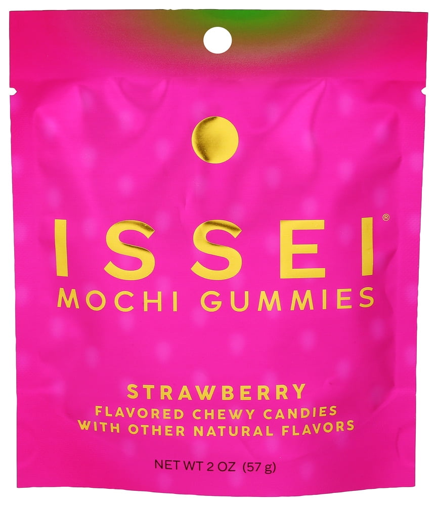 (Pack Of 6) Issei Mochi Gummies Gummies Mochi Strawberry 2 Oz - Walmart.com