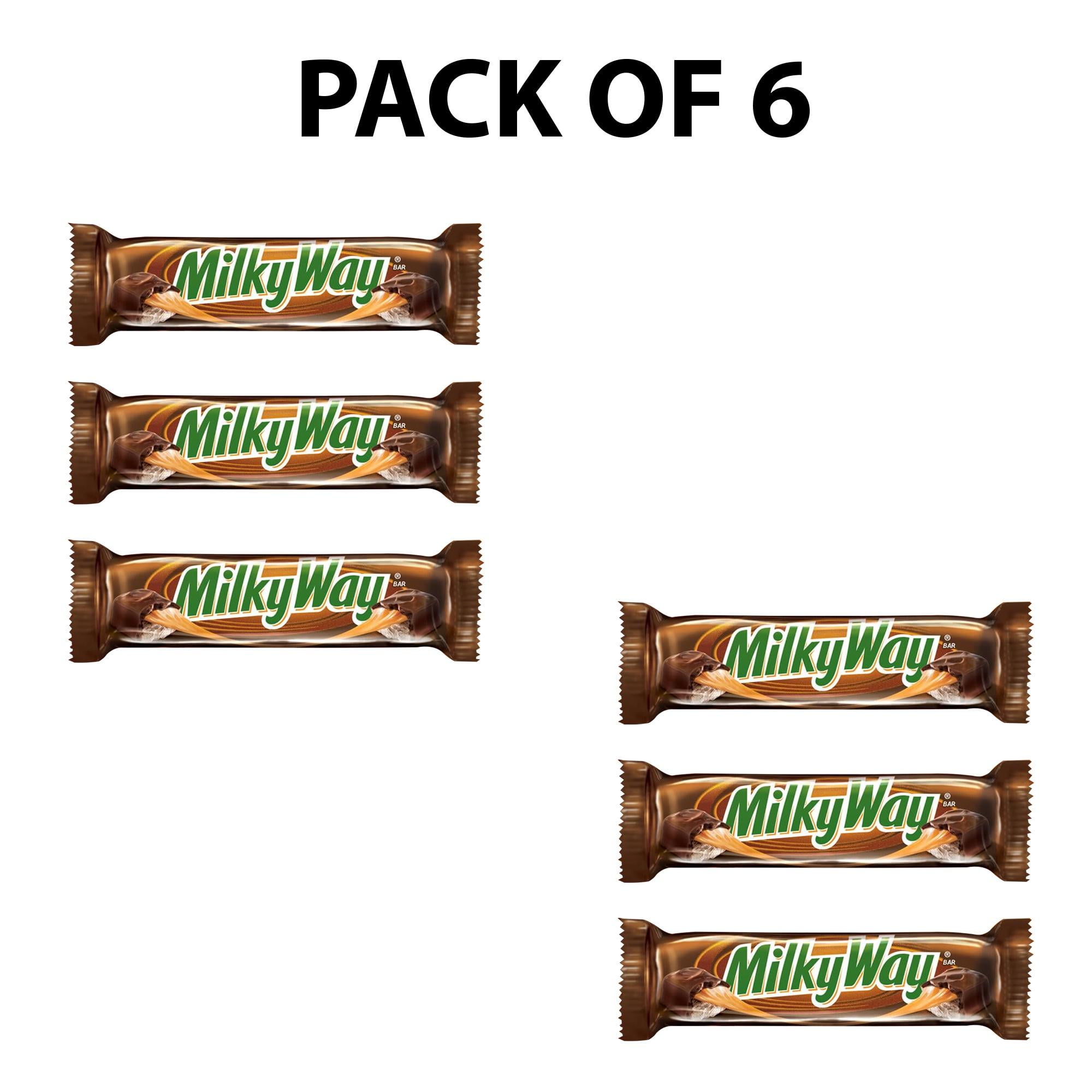 Pack Of 6 MilkyWay Candy Milk Chocolate Bar With Original Flavor | 1.84 ...