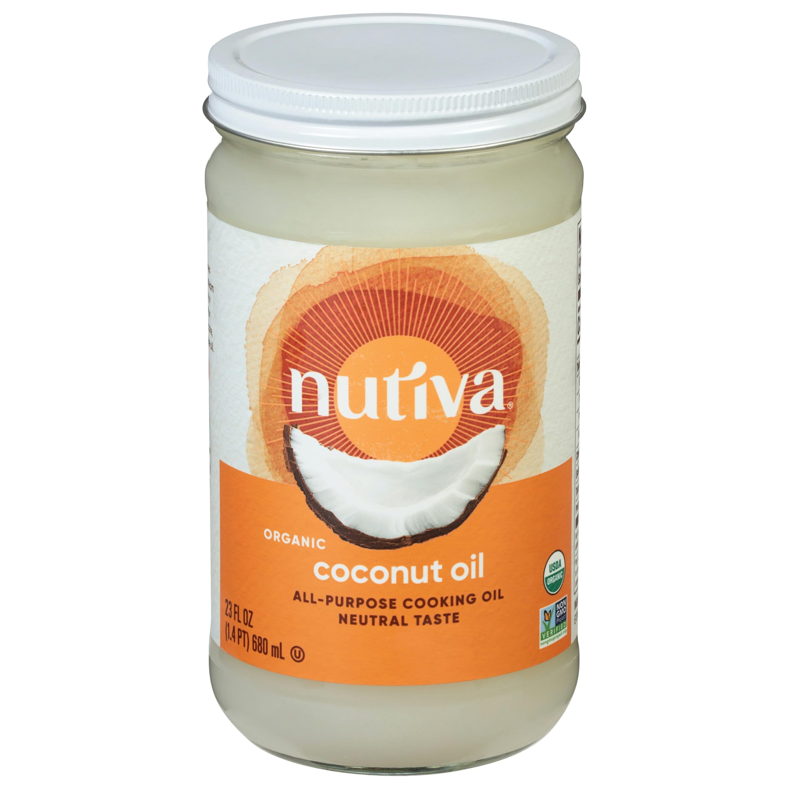 (Pack Of 6) Nutiva Oil Coconut Refined 23 Fo - Walmart.com