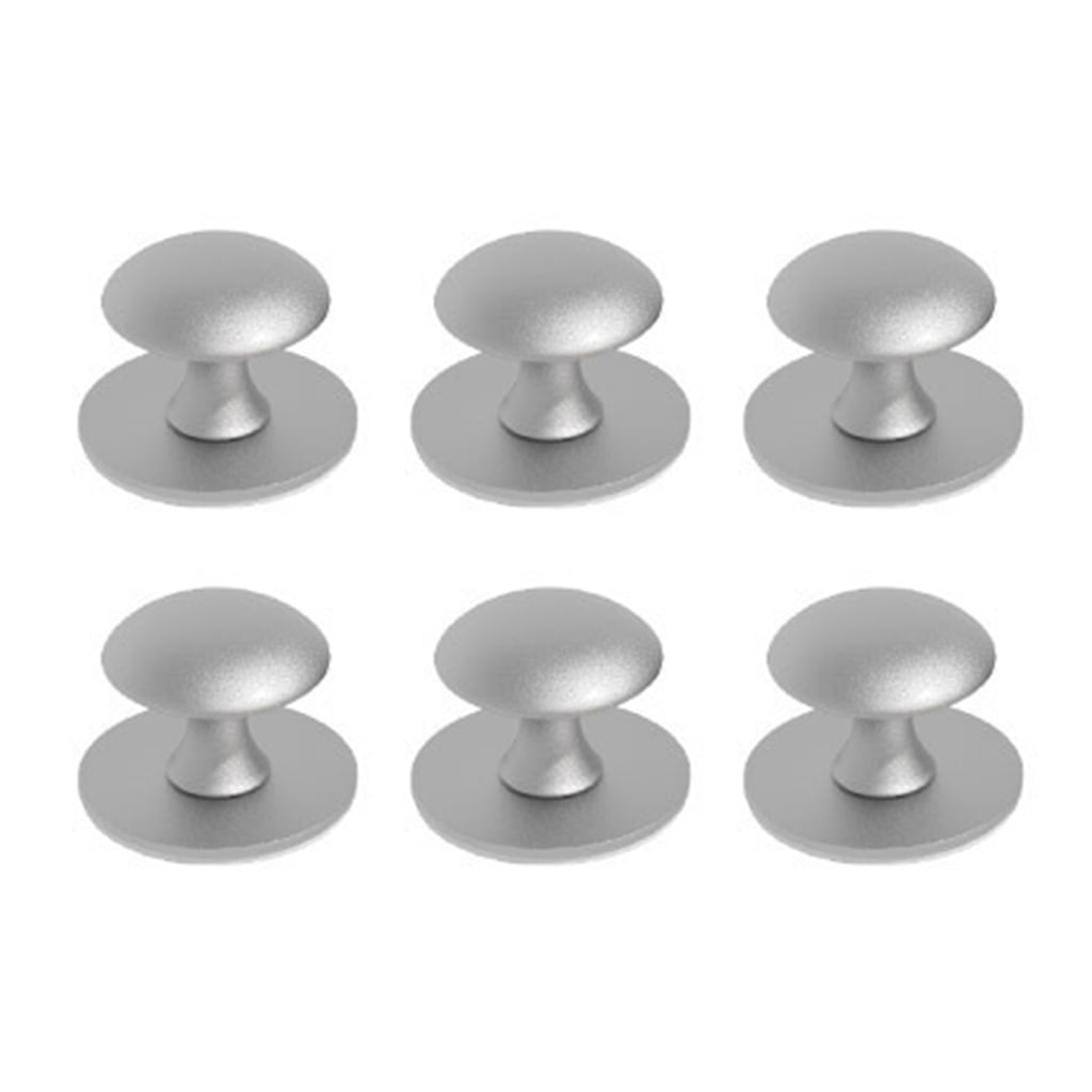 Pack Of 6 auto Adhesive Cabinets Knobs Steel No Drill Hardware Simple ...