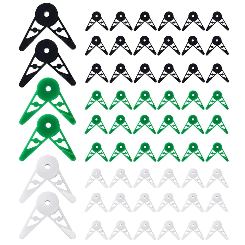 Pack Of 60 Adjustable Flexible Plant Training Clips Clamps For Low ...