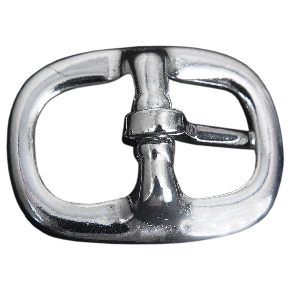Pack Of 8 3/4 In Horse Malleable Iron Center Barickel Plated Buckle ...