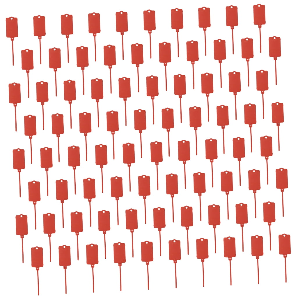 Pack Of 80 Plastic Ticket Plastic Locking Ticket For Logistics Labels ...