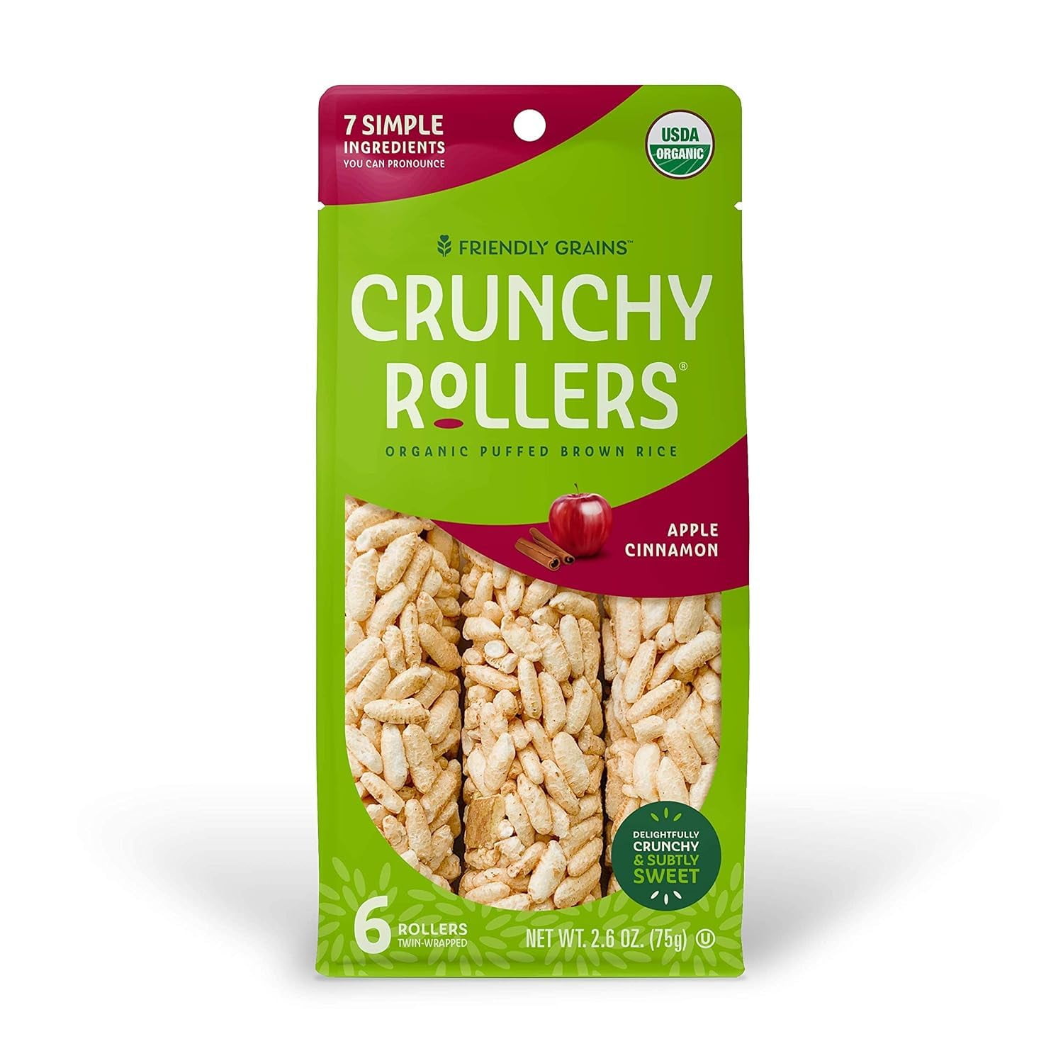 (Pack Of 9) Friendly Grains Pouch Apple Cinnamon 2.85 Oz - Walmart.com