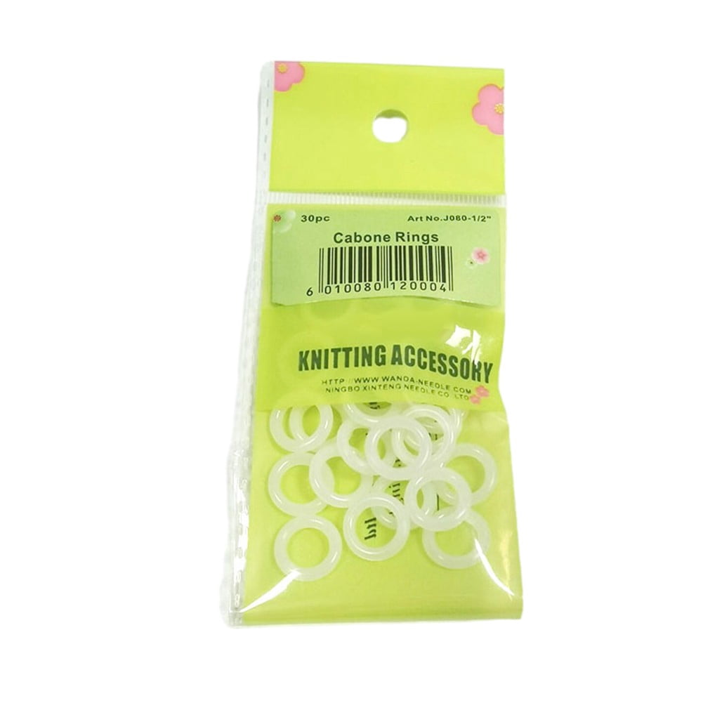 Pack Of Diy Crochet Ring Circle Hook Craft Accessories Handbag Plastic ...