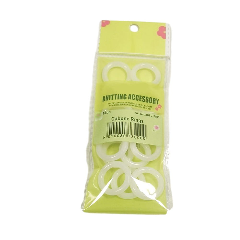 Pack Of Diy Crochet Ring Circle Hook Craft Accessories Handbag Plastic ...