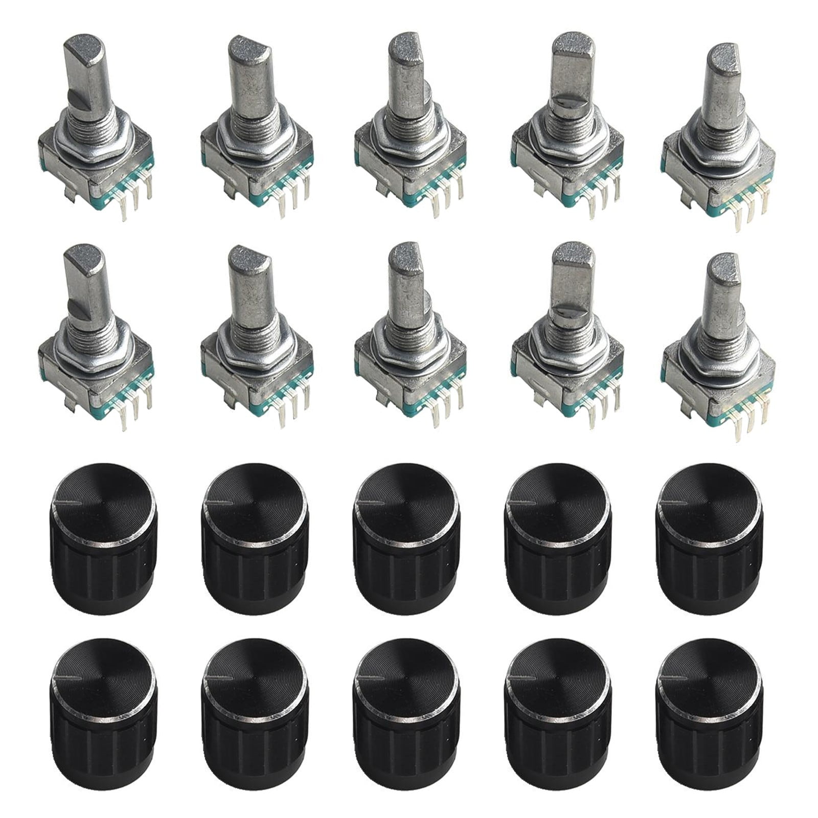 Pack Of Ten Ec11 Encoders Perfectly Suited For Electronic Development ...
