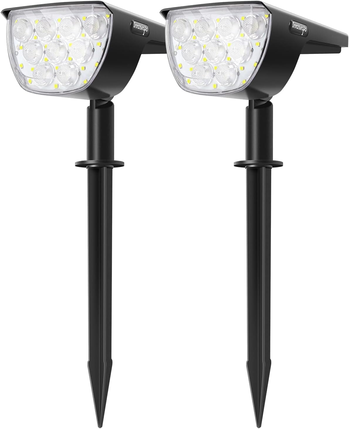 Pack Outdoor Solar Spotlight 30 LED Solar Lamps Waterproof IP67 ...