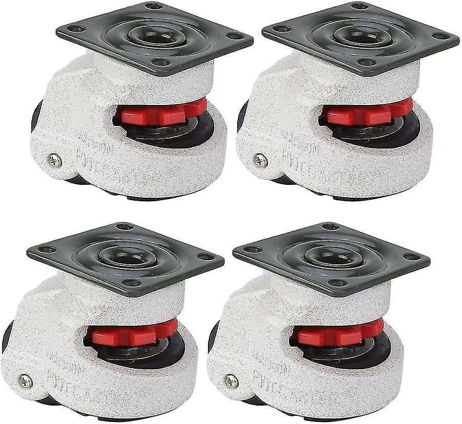 Pack Retractable Leveling Casters, Industrial Swivel Casters, 330 Lb ...