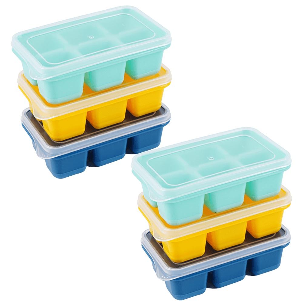 Pack Small Ice Cube Trays with Lid,Mini Ice Cube Trays for Freezer, for ...