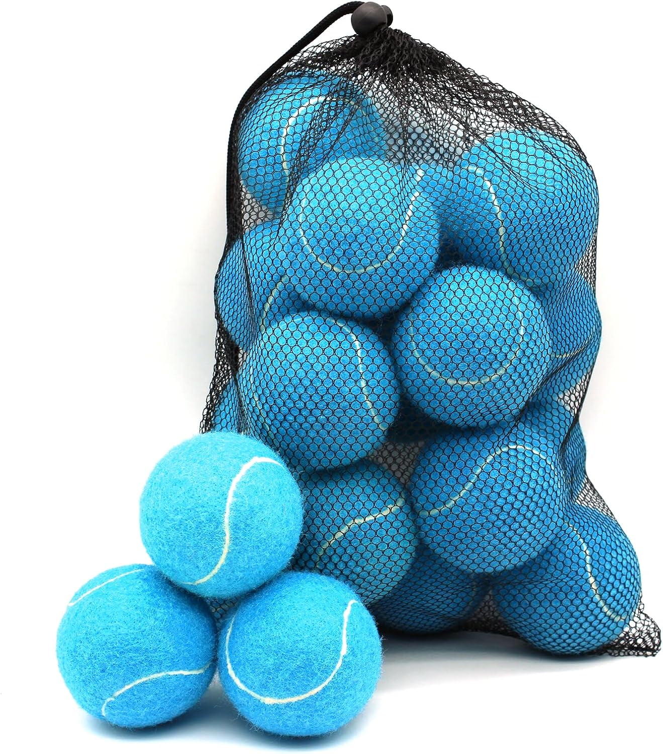 Pack Training Tennis Balls, High Elasticity Practice Balls for Beginner ...