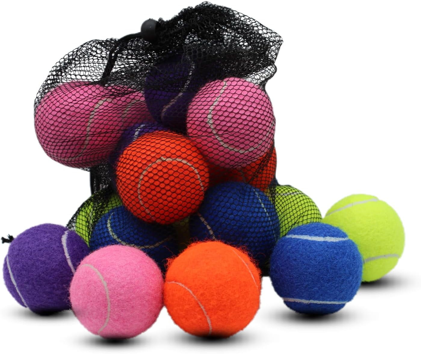 Pack Training Tennis Balls, High Elasticity Practice Balls for Beginner ...