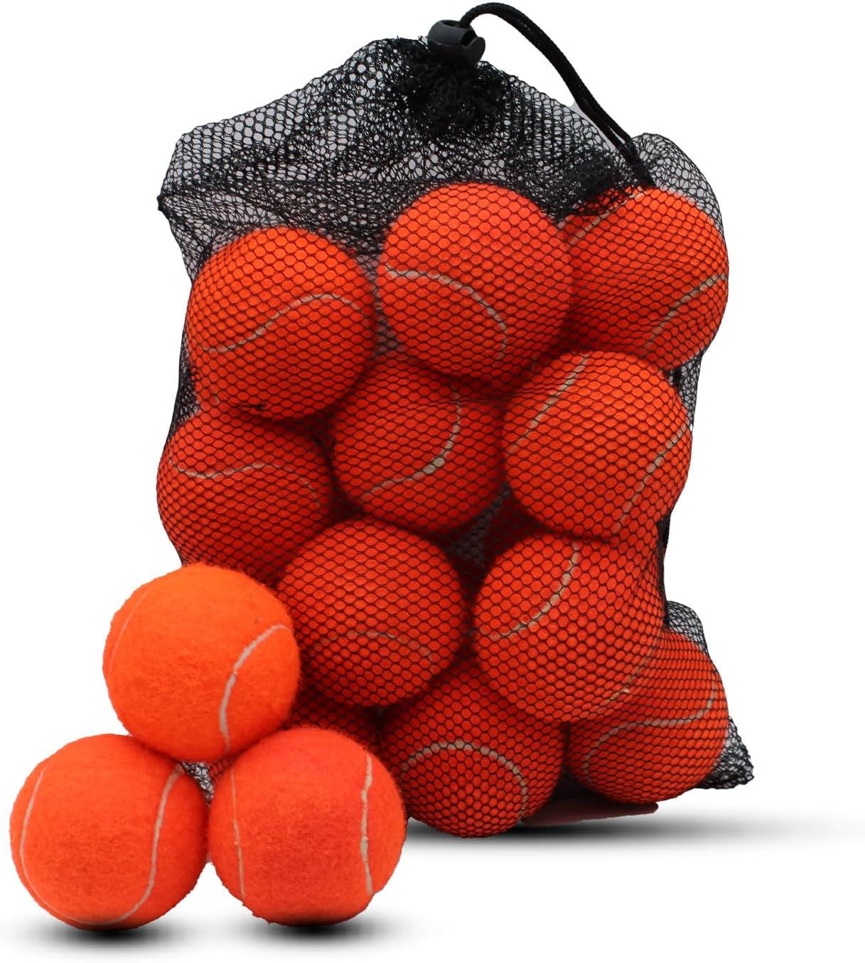 Pack Training Tennis Balls, High Elasticity Practice Balls for Beginner ...