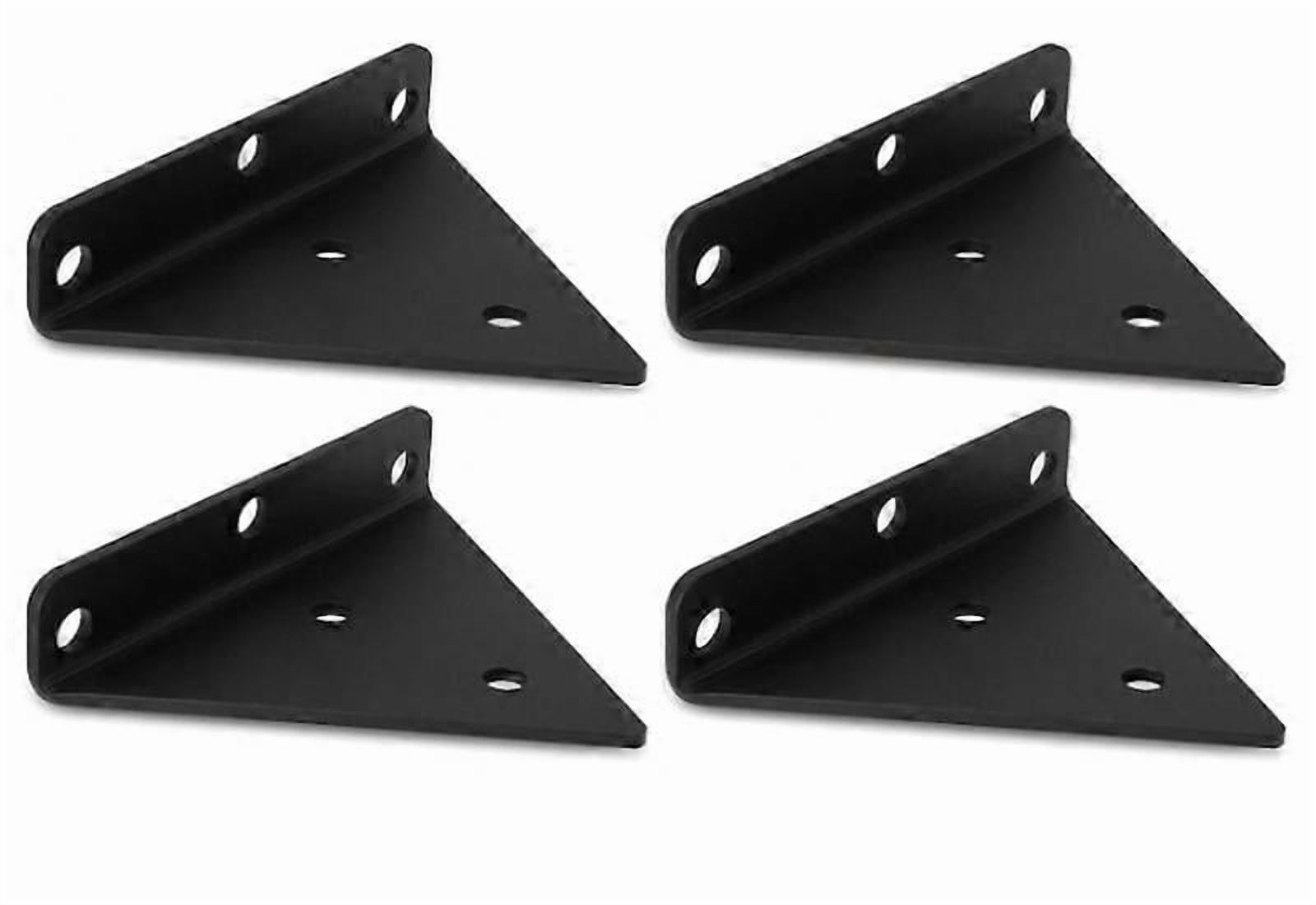 Pack Triangle Shelf Brackets, 8CM Iron Floating Shelf Brackets, Metal ...
