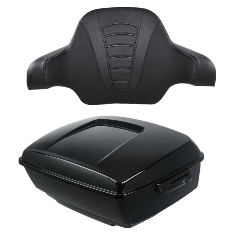 Pack Trunk Black Latch Backrest Pad For 2014-2021 Harley-Davidson Tour ...
