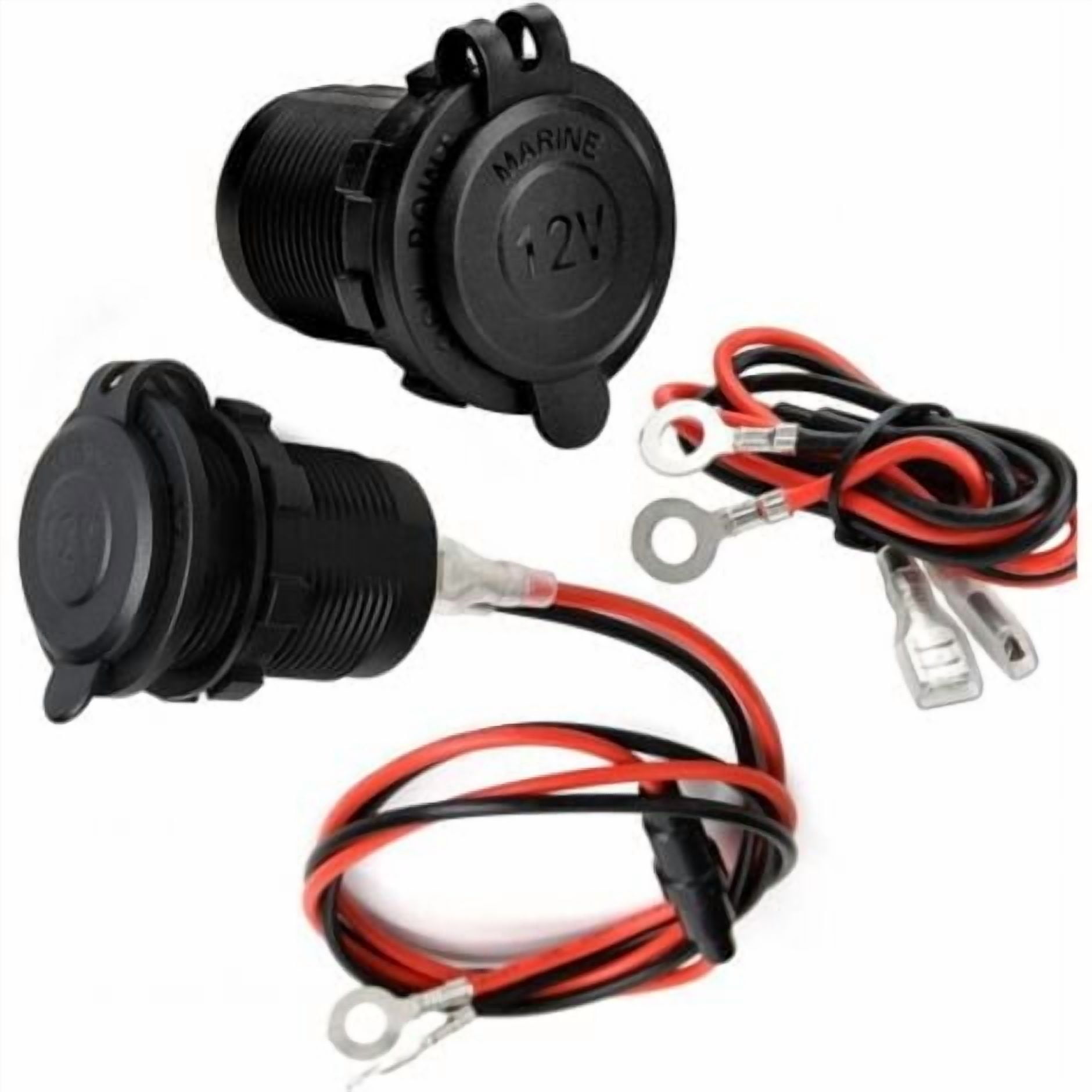 Pack Waterproof Marine Grade Cigarette Lighter Socket for Boat ...