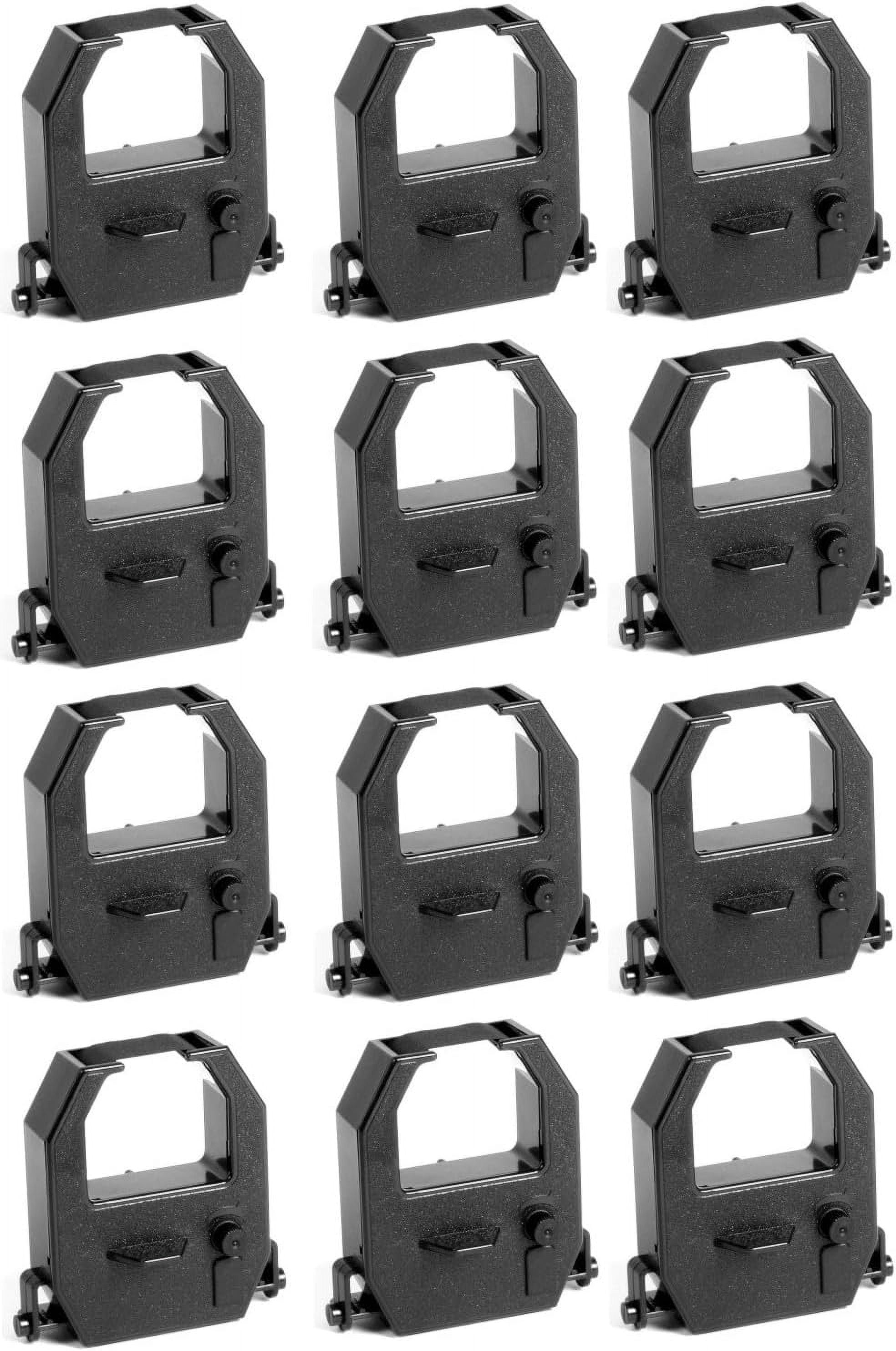 Pack) and TCX Time Clock Replacement Ribbon, All Models, Black ...