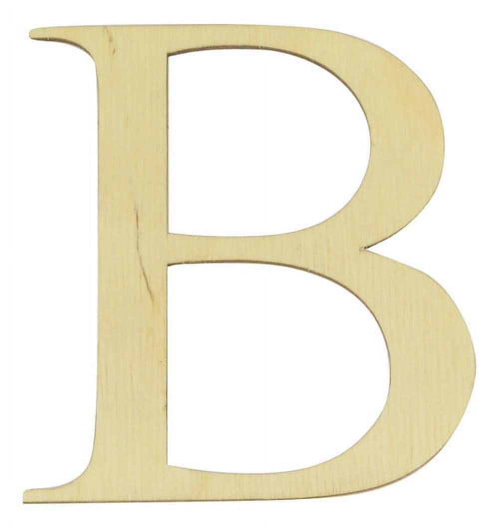 Pack of 1, 2 Inch x 1/4" Baltic Birch Beta Greek Letter for Wood Craft ...
