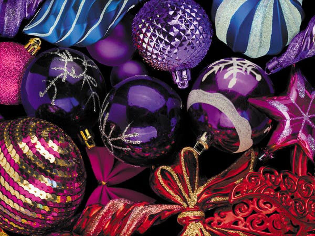 Pack of 1, Bright Baubles Wrapping Paper 30" x 833', Full Ream Roll for ...