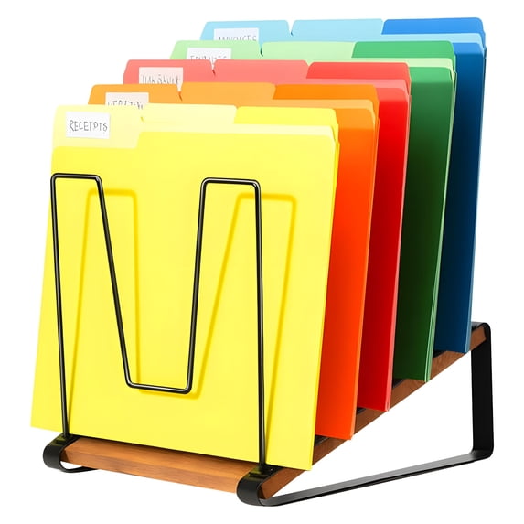 Pack of 1 Easy Assembly File Holder with Safe Rounded Bends for Quick ...