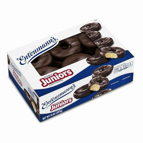 Pack of 1 Entenmann's Rich Frosted Donut Juniors, 12 count, (1.17 oz ...