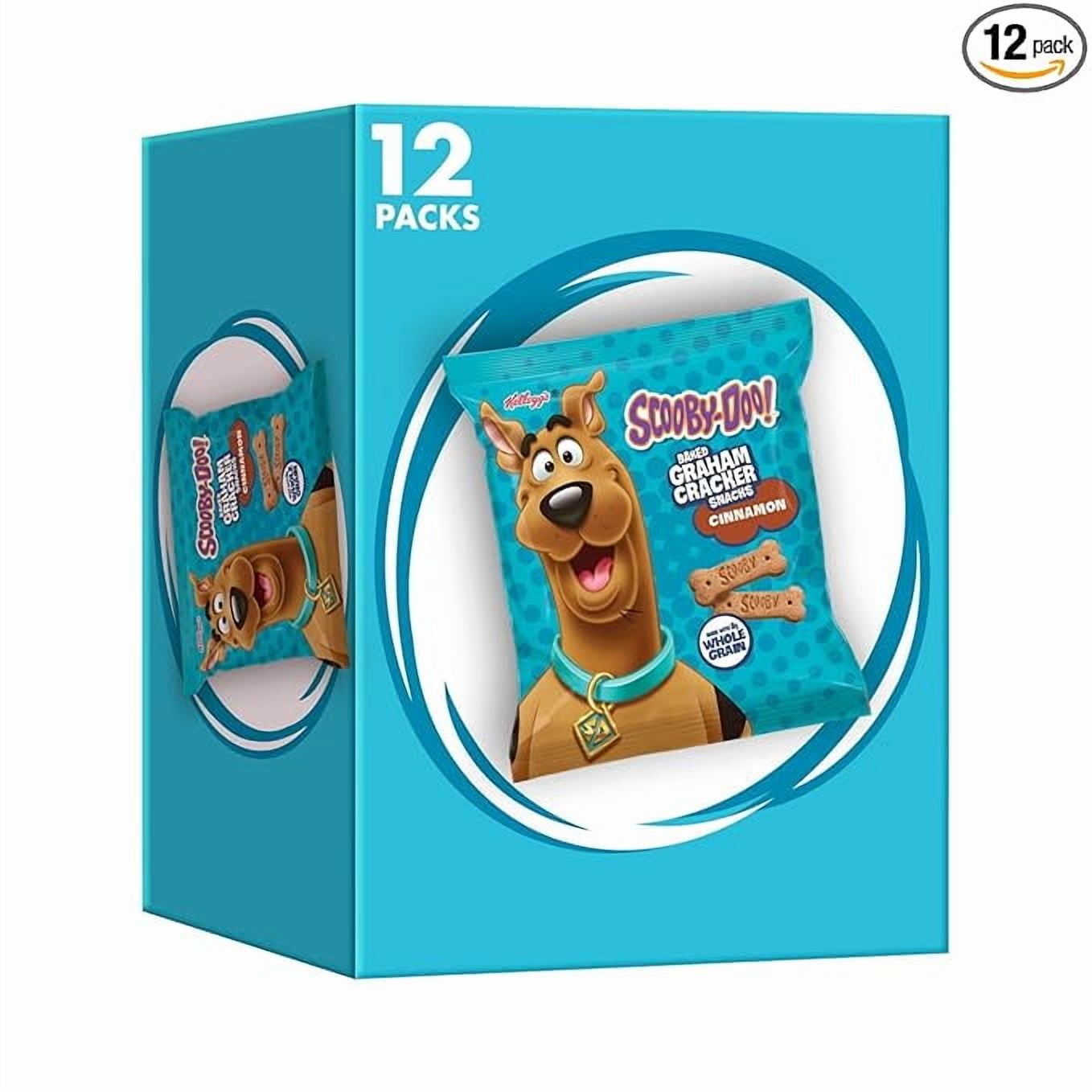 Pack of 1 Kellogg's SCOOBY-DOO! Baked Graham Cracker Sticks, Lunch ...