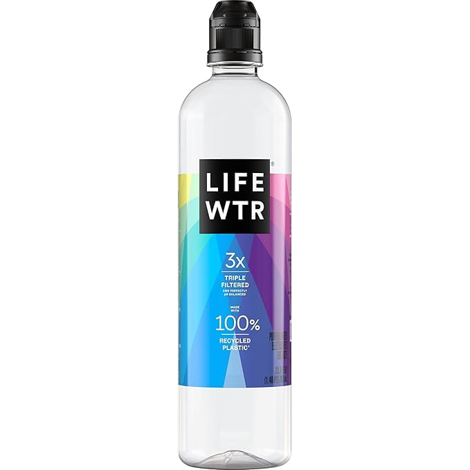 Pack of 1 LIFEWTR, Premium Purified Water, pH Balanced with ...