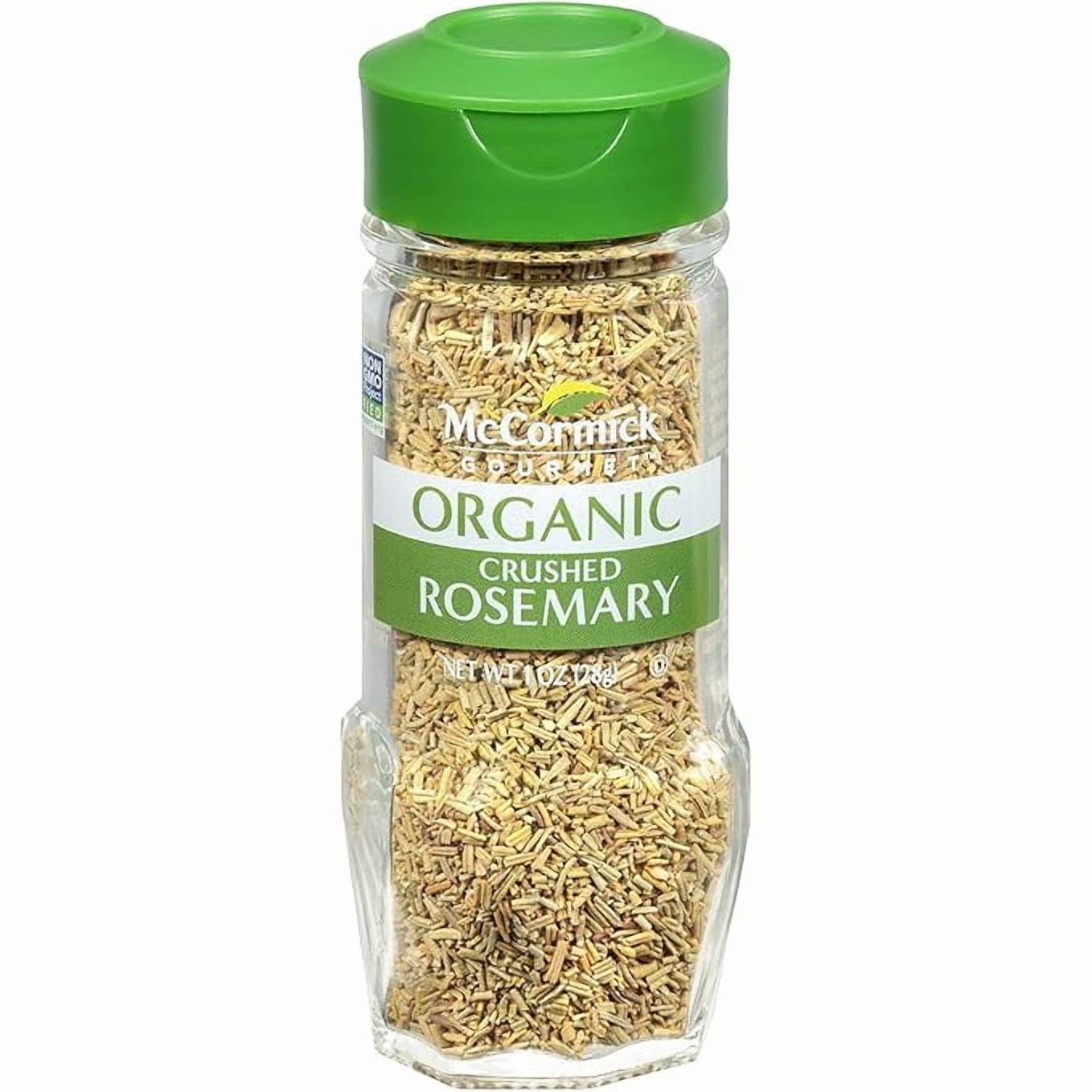 Pack of 1 McCormick Gourmet Organic Crushed Rosemary, 1 Oz - Walmart.com