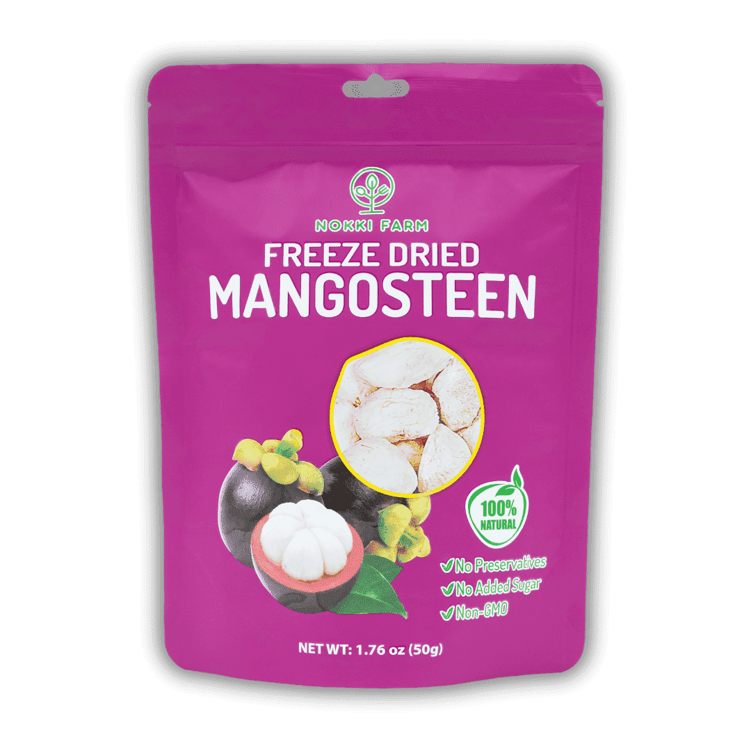 Nokki Farm Freeze Dried Mangosteen, Tropical Antioxidant Rich Snack, No ...