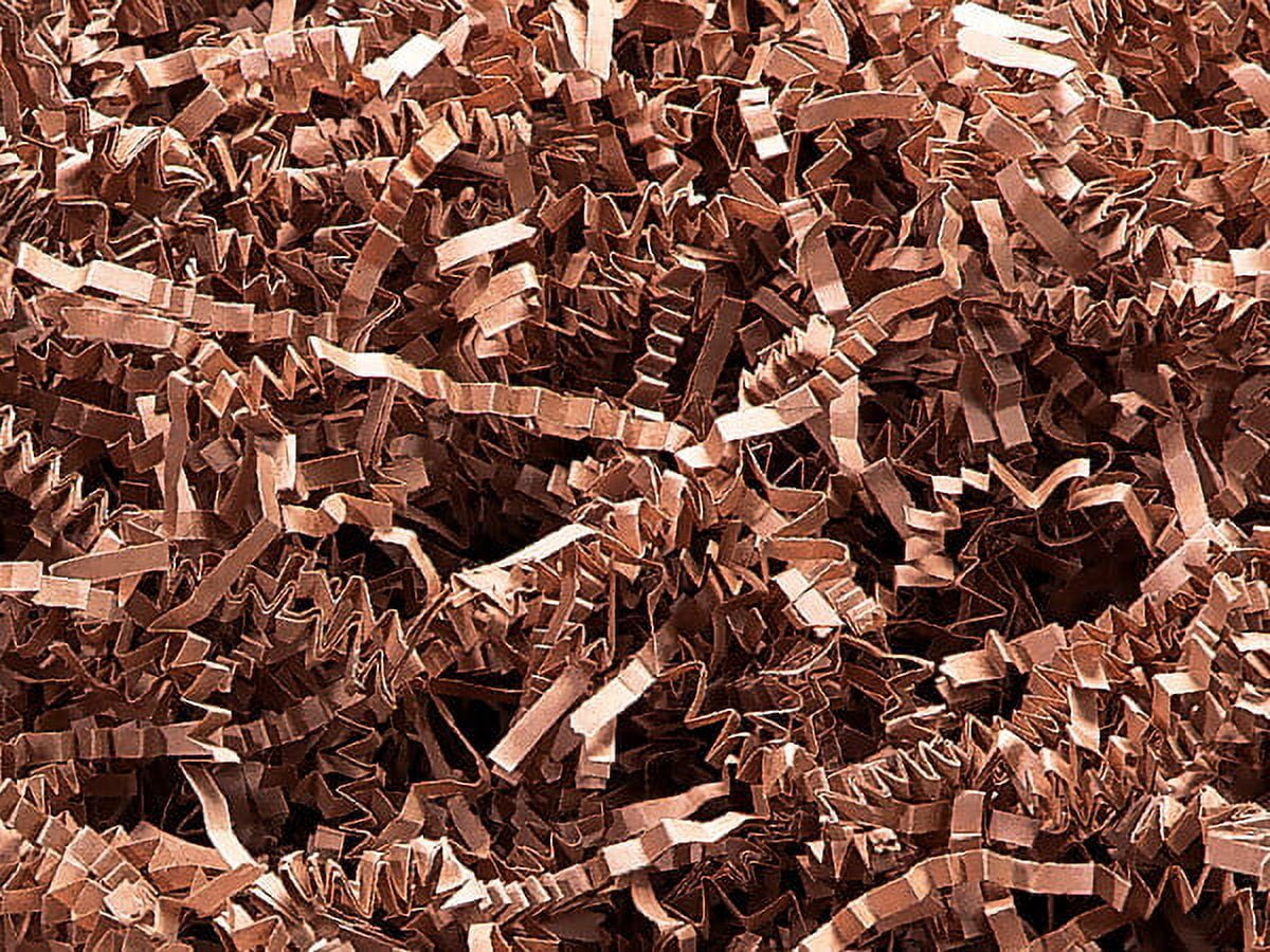 Pack of 1, Natural Tan Crinkle Cut™ Paper 40 Lb Spring-Fill Shred for ...