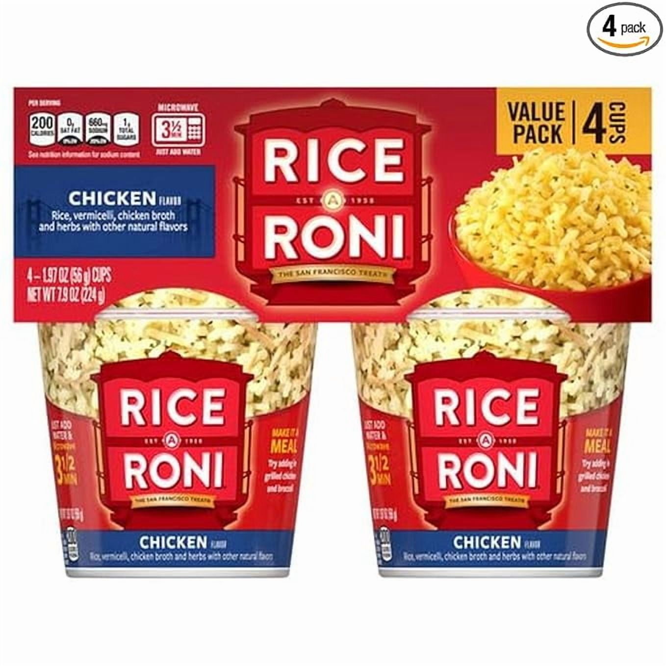 Pack of 1 Rice-a-Roni 4pk Cups- Chicken - Walmart.com