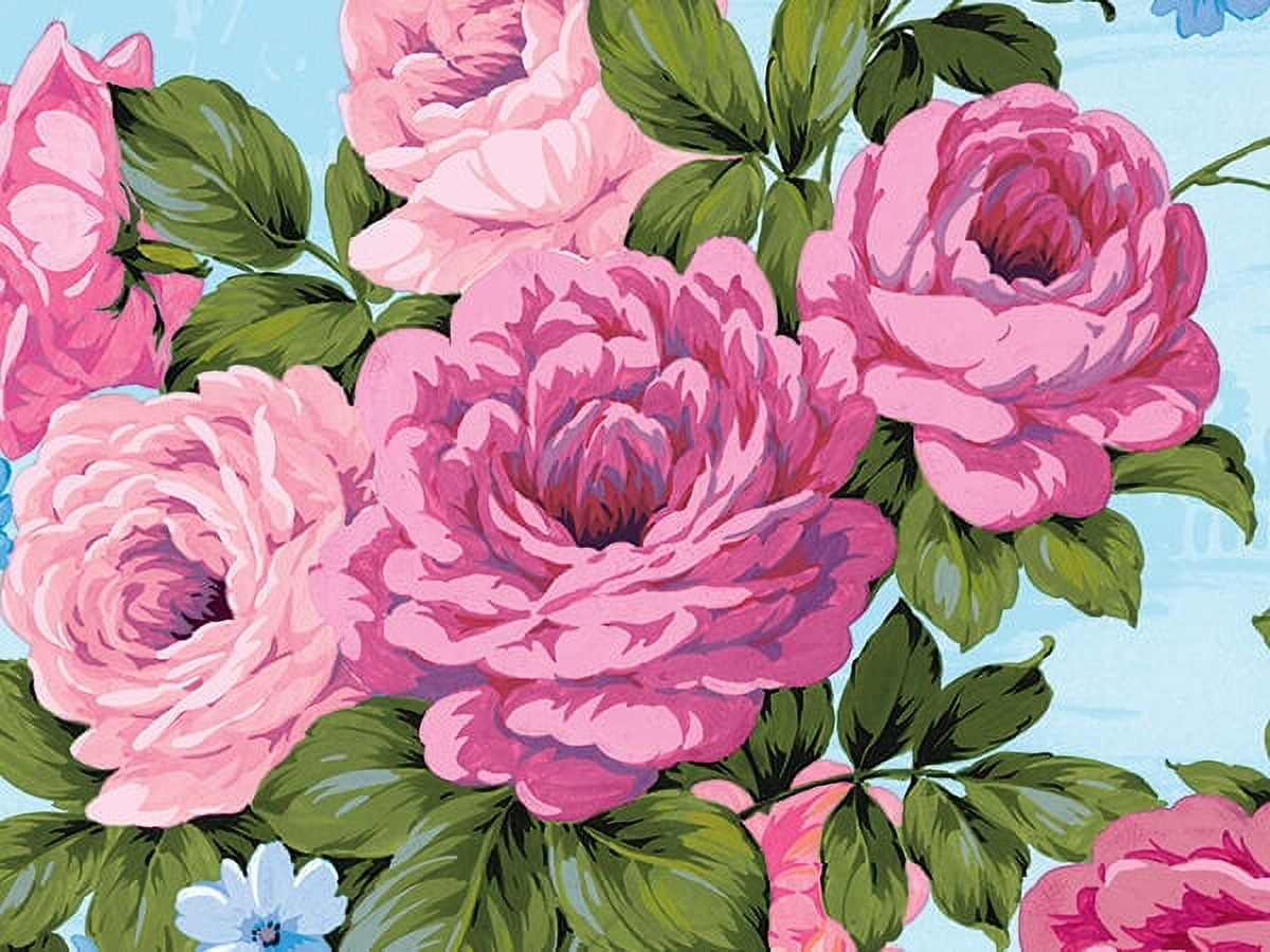 Pack of 1, Romantic Rose Wrapping Paper 24" x 833', Full Ream Roll for ...