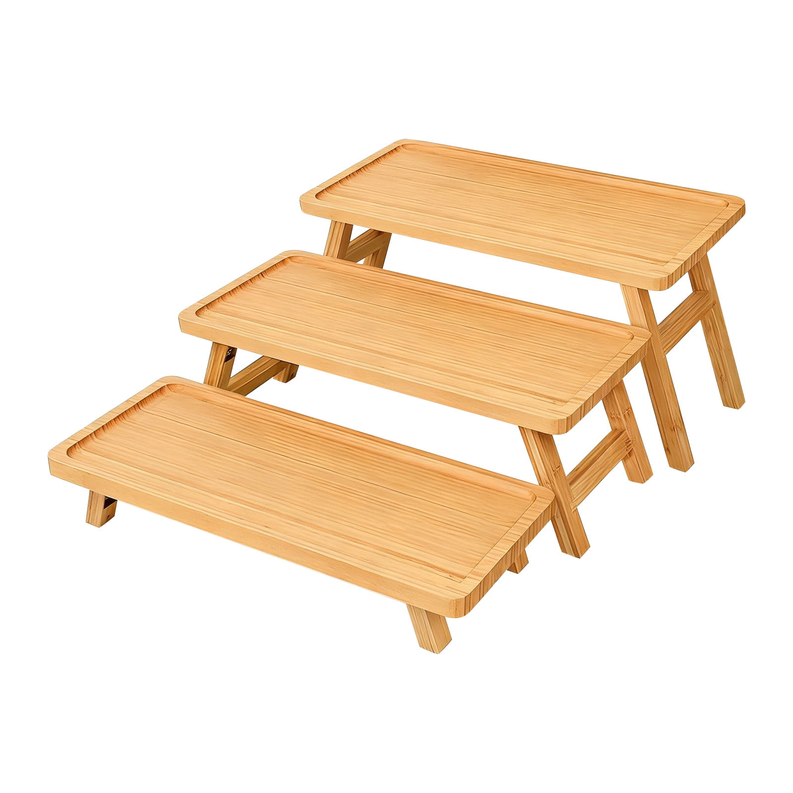 Pack of 1 Strong Wooden Queens Cake Stand with Secure Base for Multiple ...