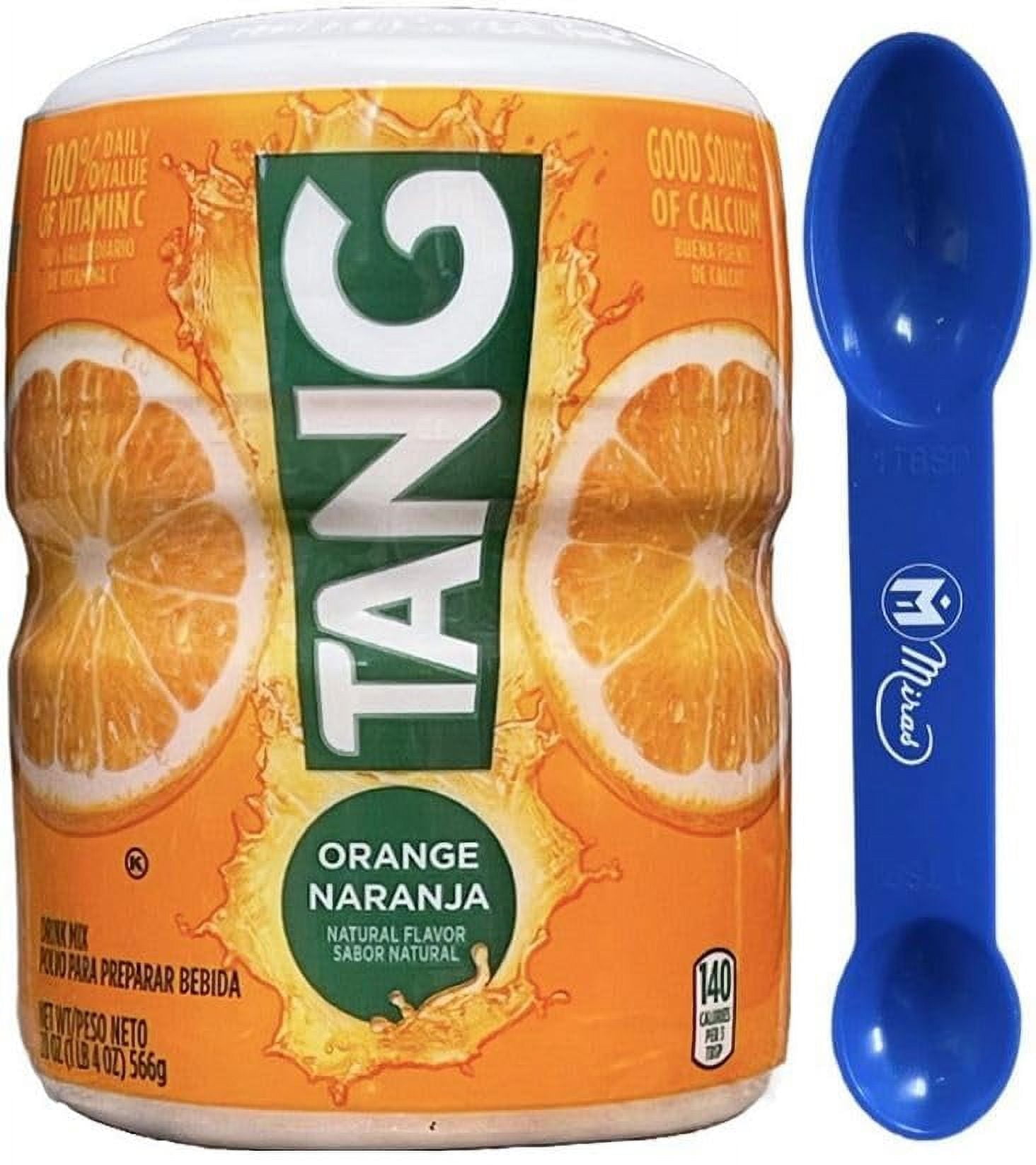 (Pack of 1) Tang' Orange Naranja Drink Mix - 20 oz Canister (Free Miras ...