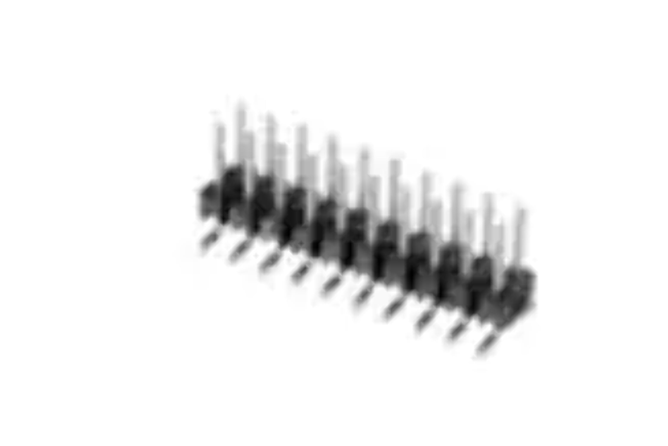 Pack of 10 146134-6 Connector Header 14 Position 2.54MM, 2 Row ...