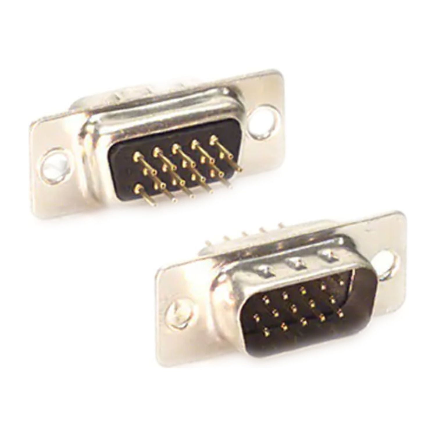 Pack of 10 180-015-112-001 Connector D-SUB HD PLUG 15POS PNL MNT, RoHS - Walmart.com