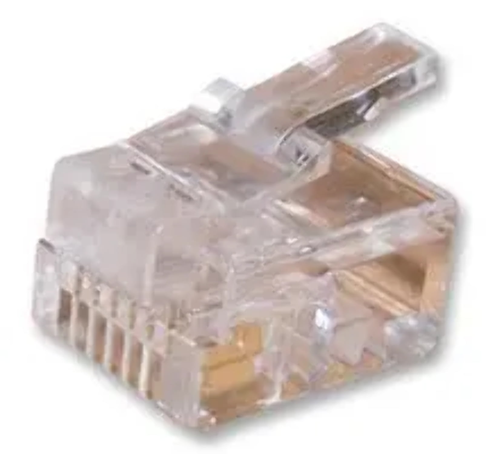 Pack of 10 7001-6P6C Connector Telephone and Telecom Modular Plug 6 ...