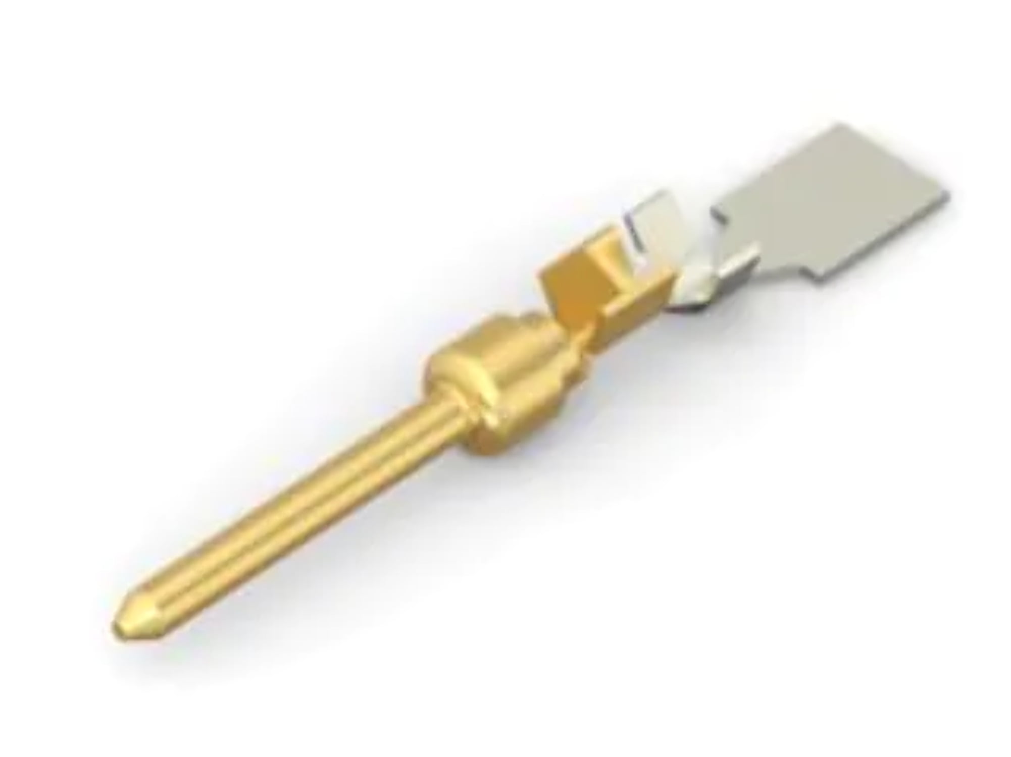 Pack of 10 745254-3 Connector Pin Contact Gold Crimp 22-26 AWG Stamped ...