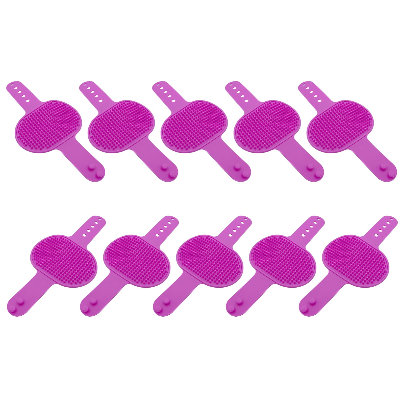 Pack of 10 Adjustable Silicone Cats Grooming Brushes for Furniture Legs ...