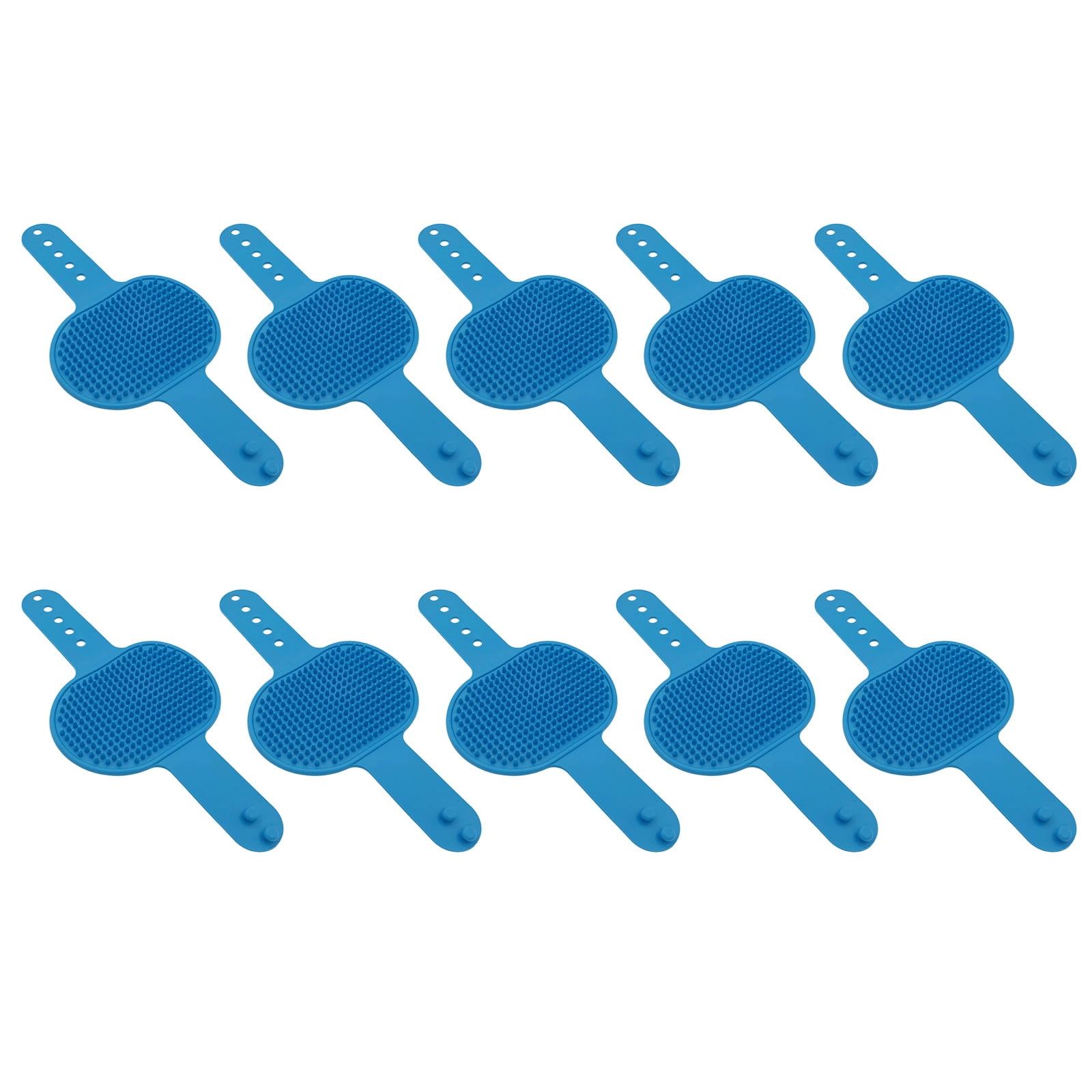 Pack of 10 Adjustable Silicone Cats Grooming Brushes for Furniture Legs ...