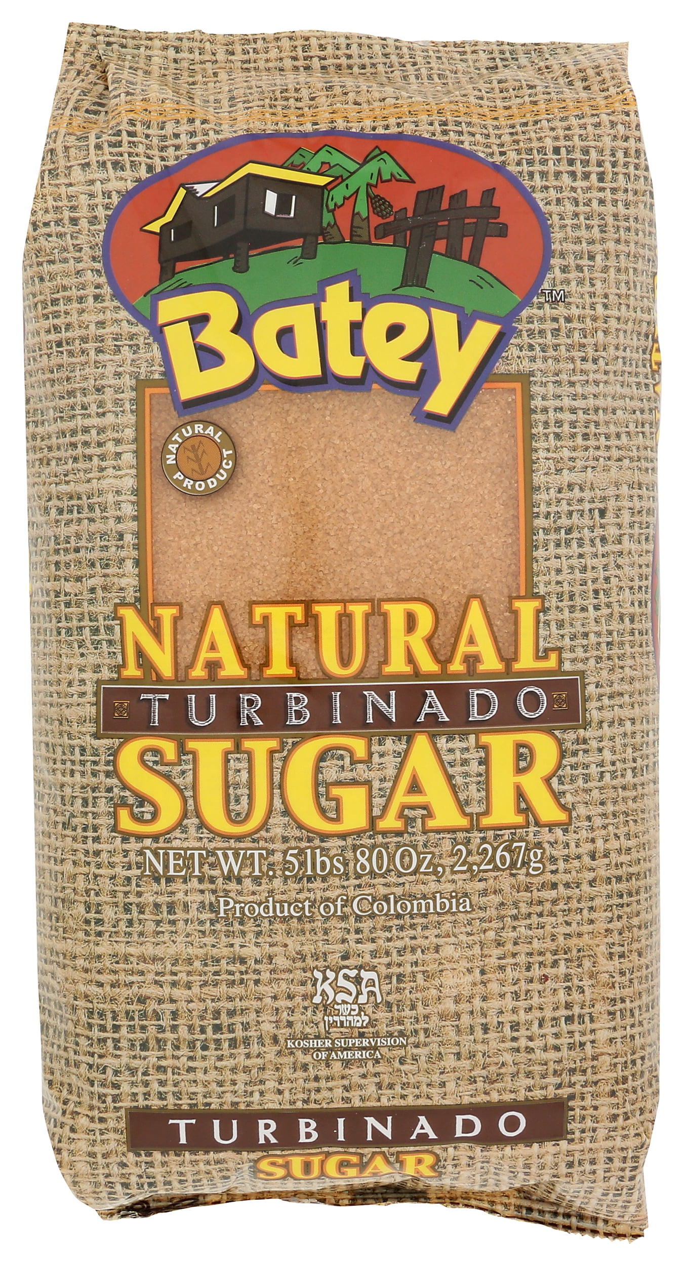 Pack of 10, Batey Natural Turbinado Sugar, 5 lb - Walmart.com